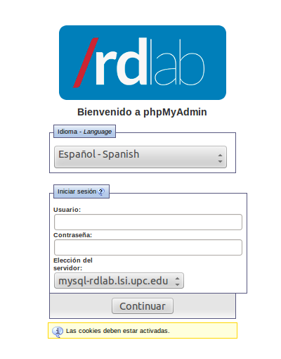MySQL Service Connection